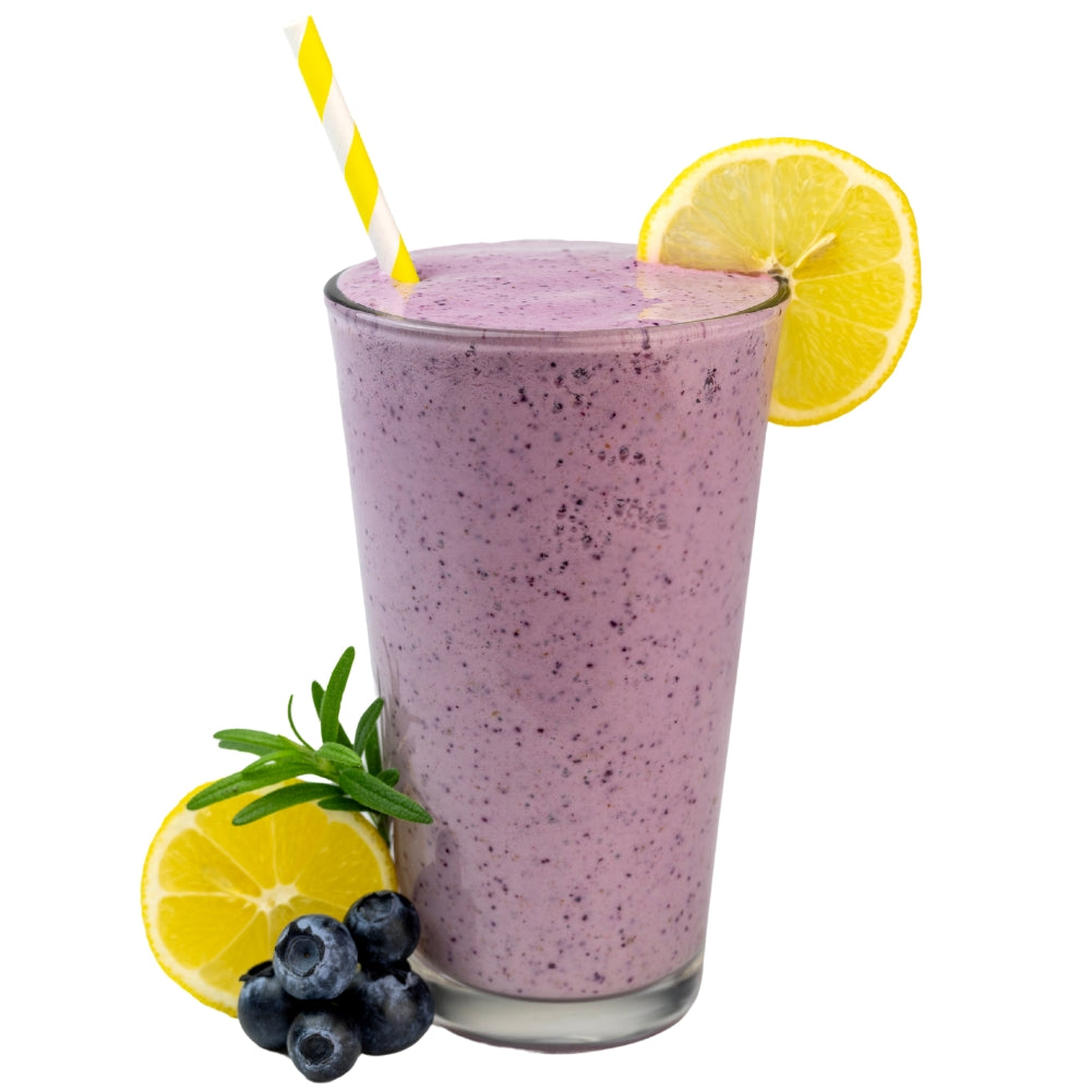 Blueberry Lemonade Smoothie | Seasonal Smoothie | Frozen Garden
